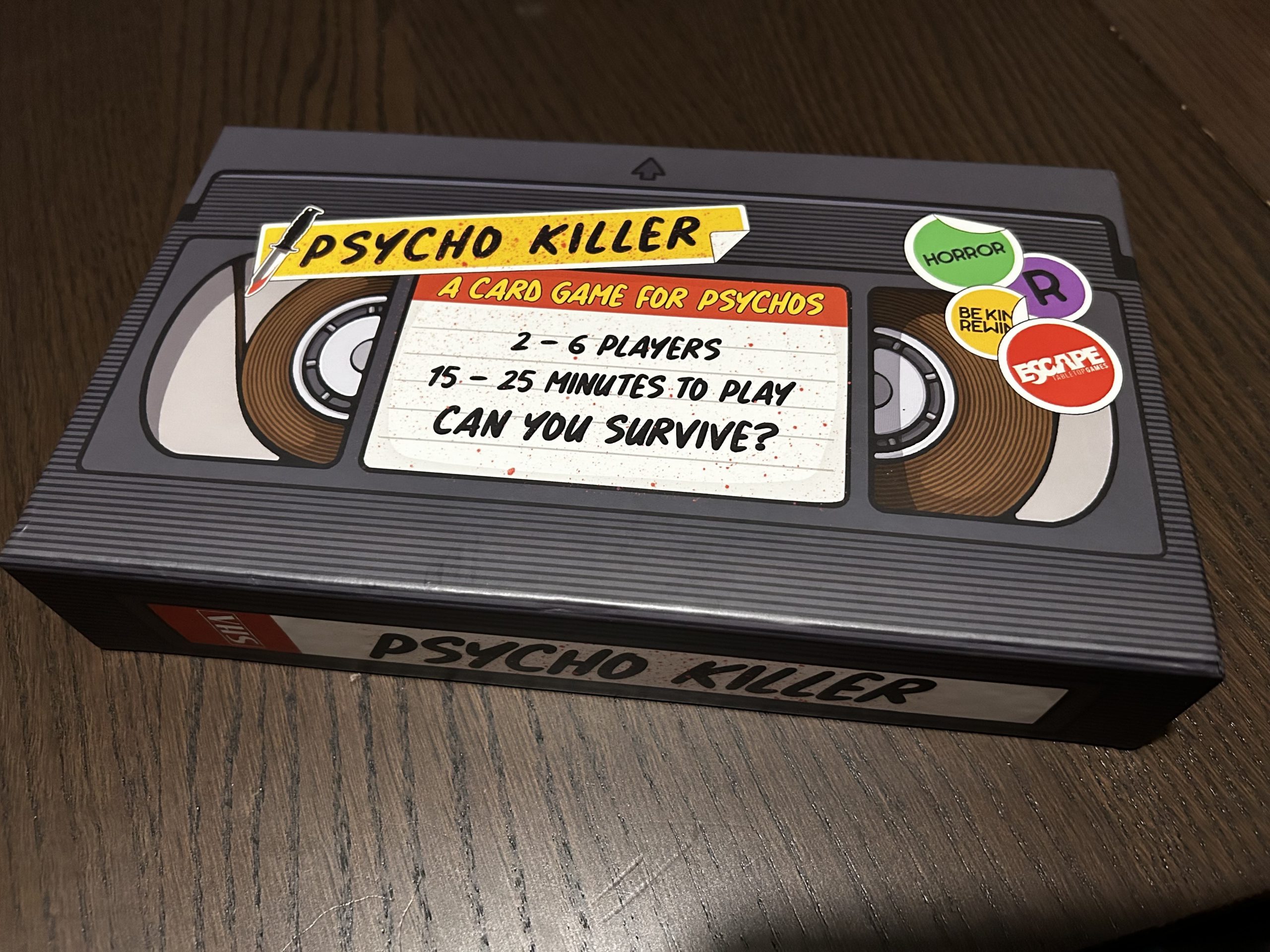 Psycho Killer: The Card Game has you attempting to stay alive. – Big ...