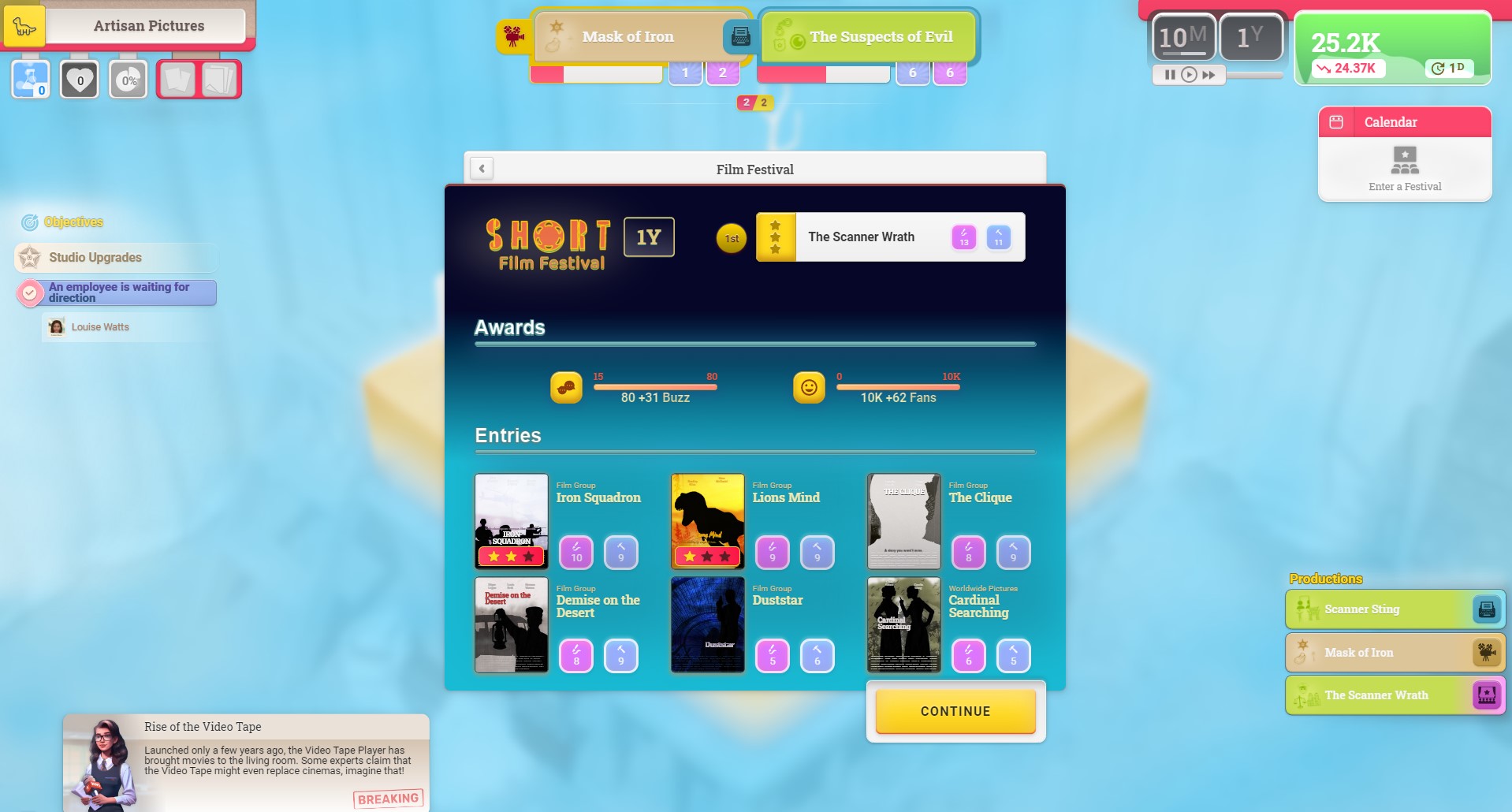 Moviehouse - The Film Studio Tycoon is a promising title that needs a ...