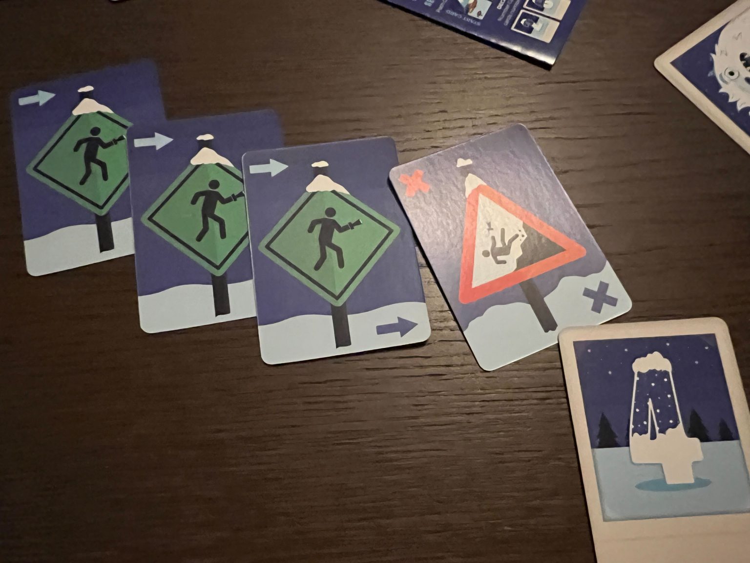 Yes, Yes, Yeti! is a push-your-luck card game build around a cool catch ...