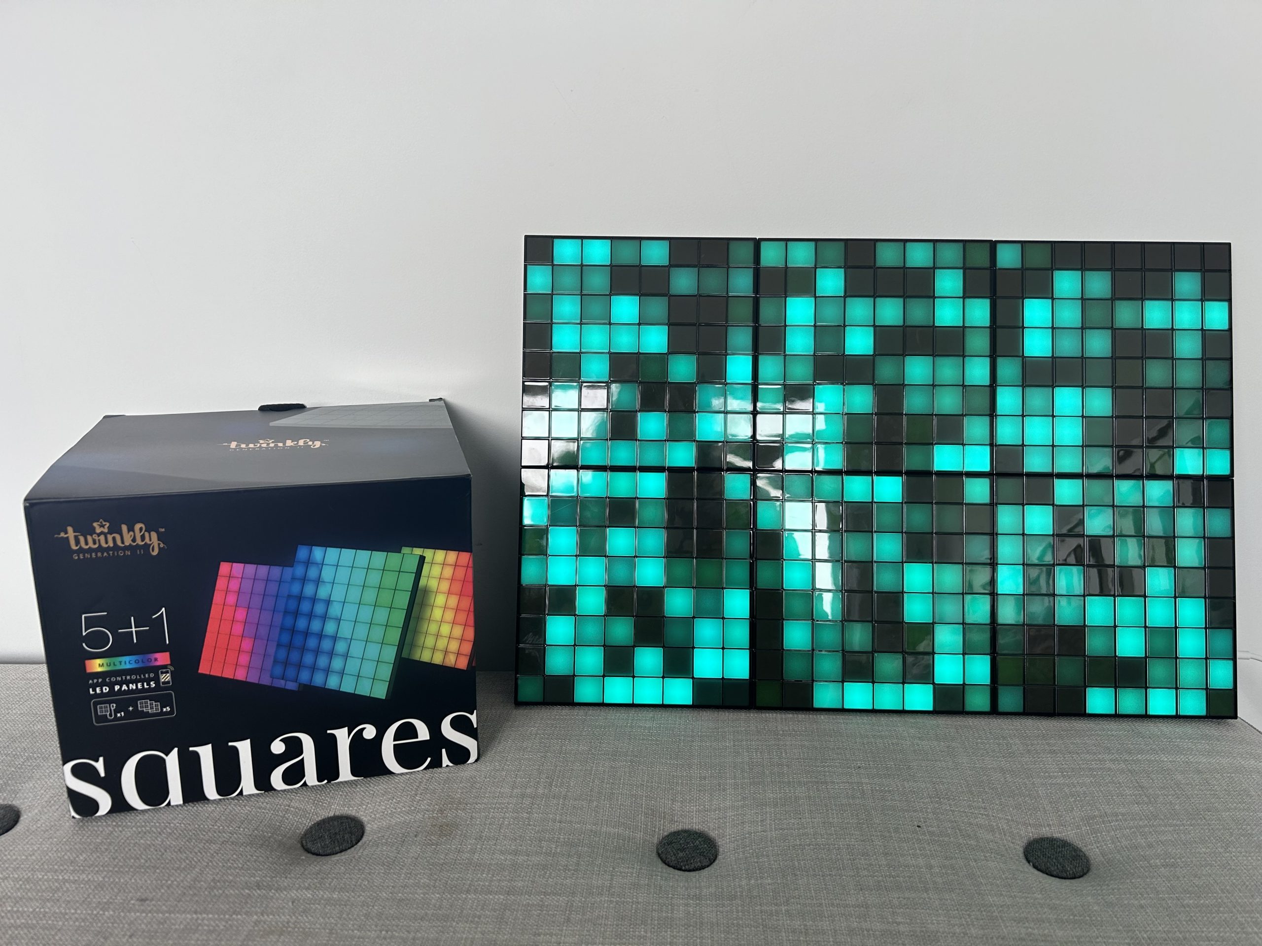 Twinkly Generation II Squares - A Pixelated Light – Big Boss Battle (B3)