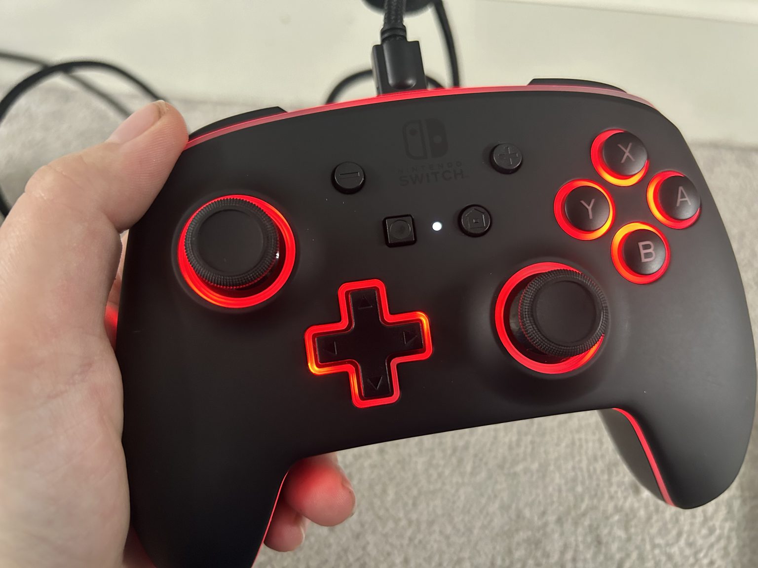 Spectra Nintendo Switch Wired Controller - Sublte Glow – Big Boss ...